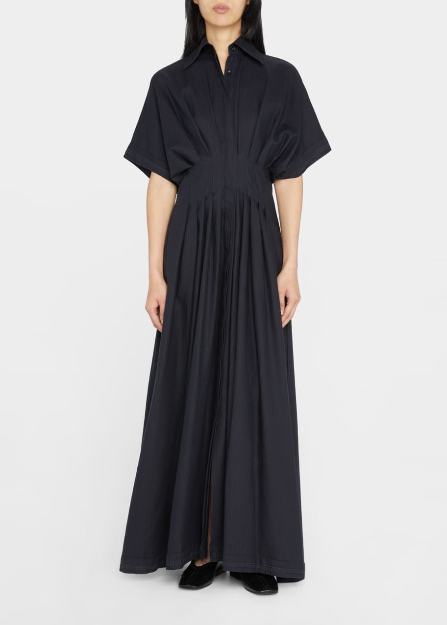 palmer//harding Courage Wide-Sleeve Pleated Maxi Dress - Bergdorf Goodman