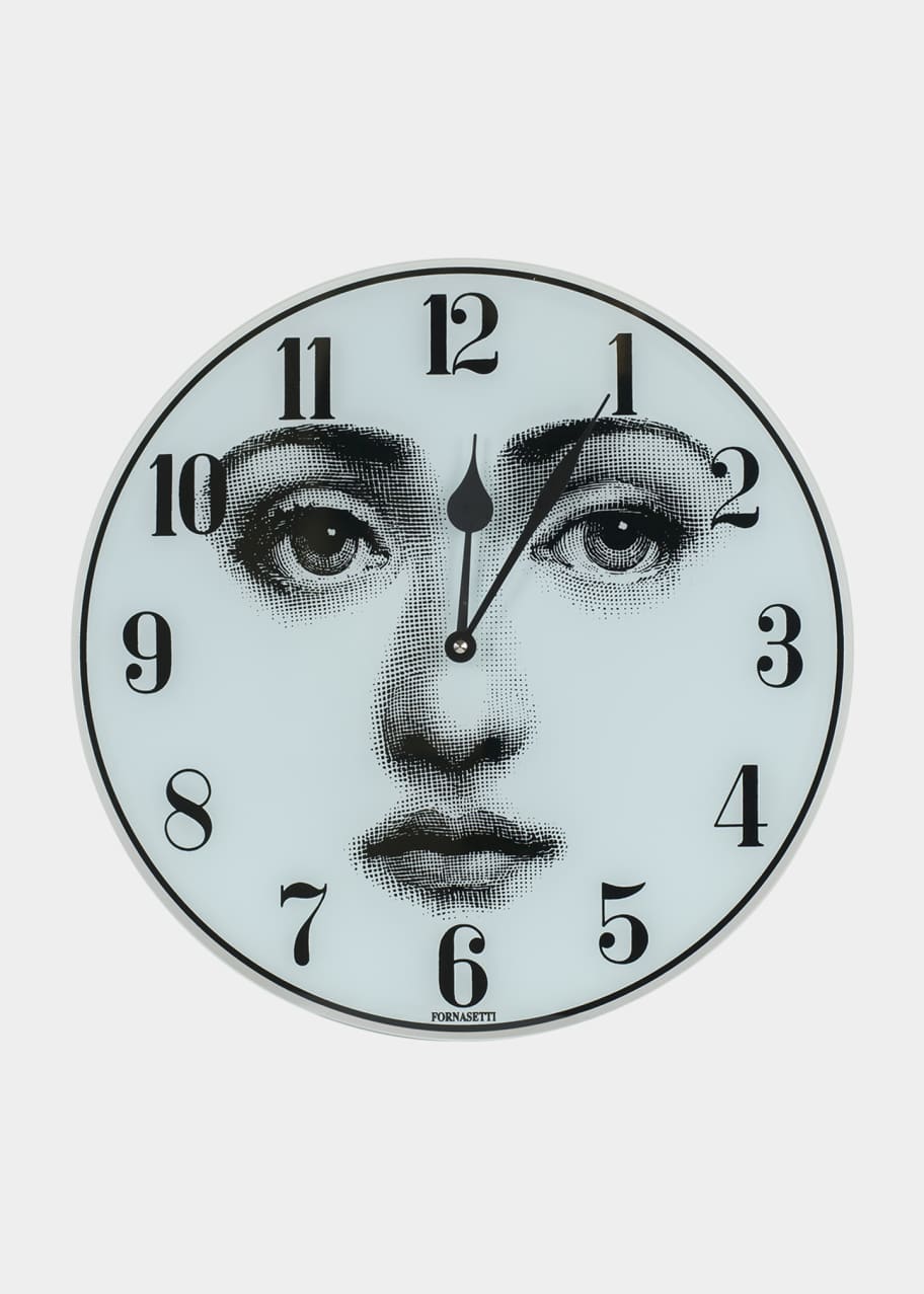 Fornasetti Viso Wall Clock - Bergdorf Goodman