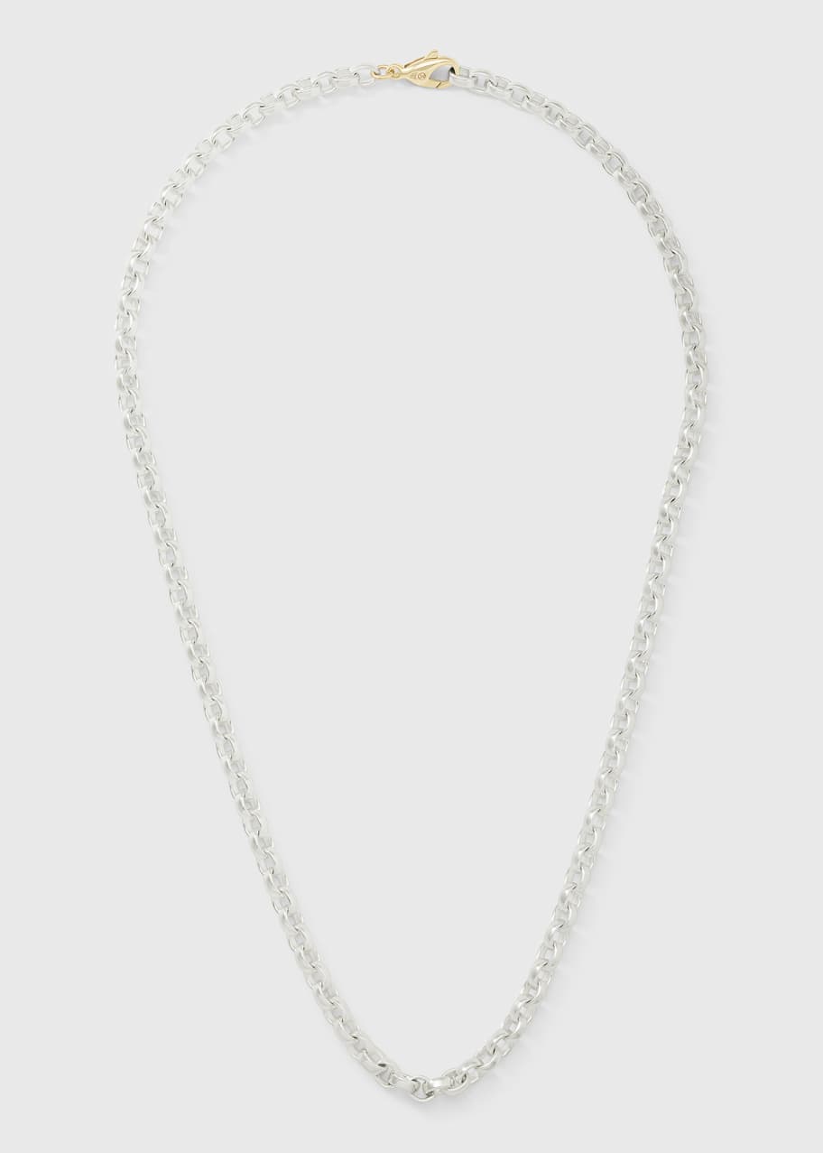 Jorge Adeler Men's Stainless Steel Rolo Chain Necklace, 26"L - Bergdorf ...
