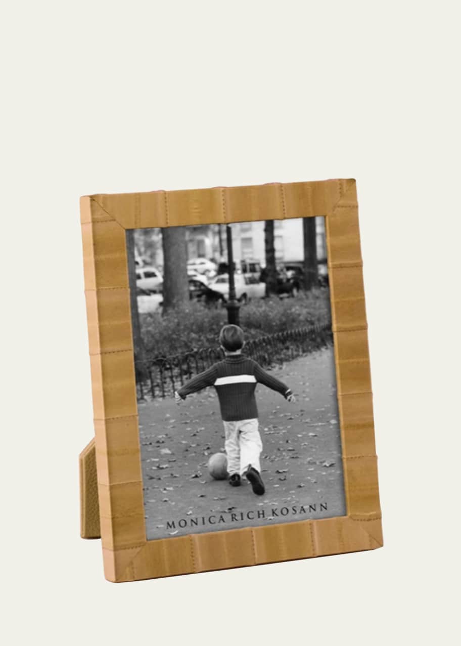 Monica Rich Kosann Tan Eel Picture Frame, 5x7 - Bergdorf Goodman