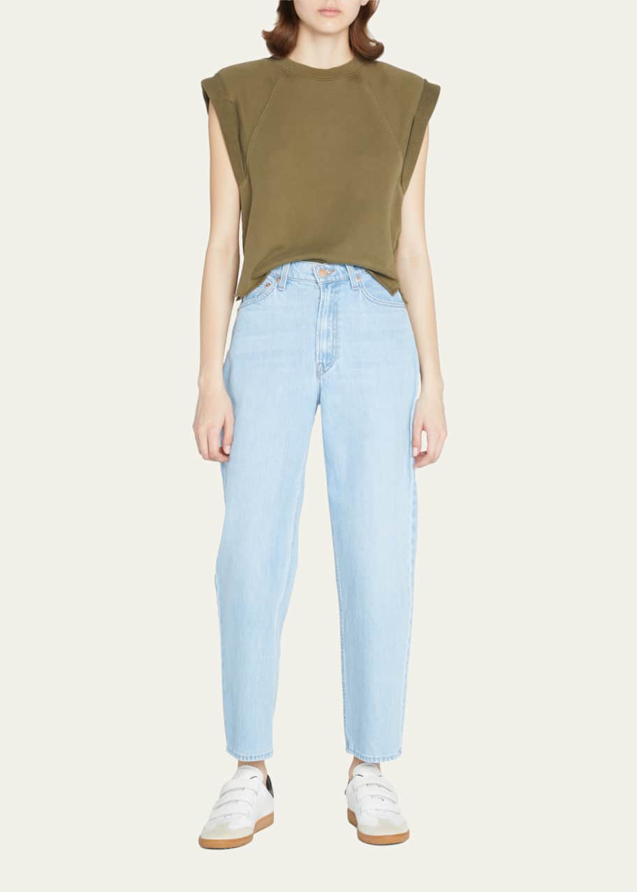 MOTHER Double Stack Straight Ankle Jeans - Bergdorf Goodman