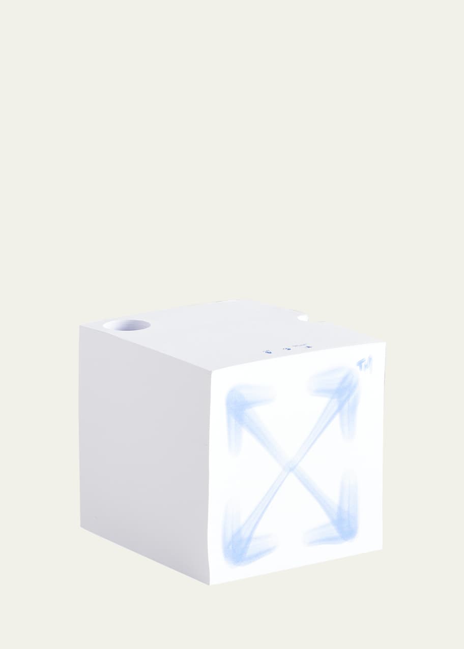 Off-White Sticky Note Cube - Bergdorf Goodman