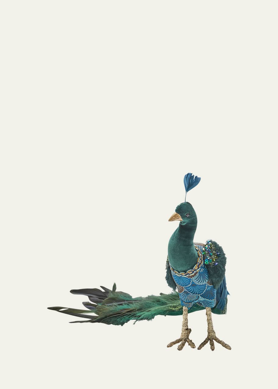 Mark Roberts Festive Christmas Peacock - Bergdorf Goodman