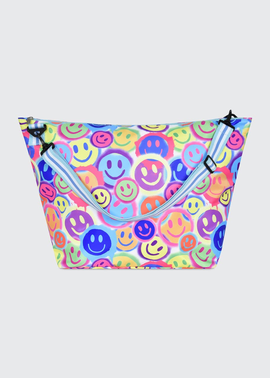 Iscream Kid's Happy Face Spray Paint Weekender Bag - Bergdorf Goodman