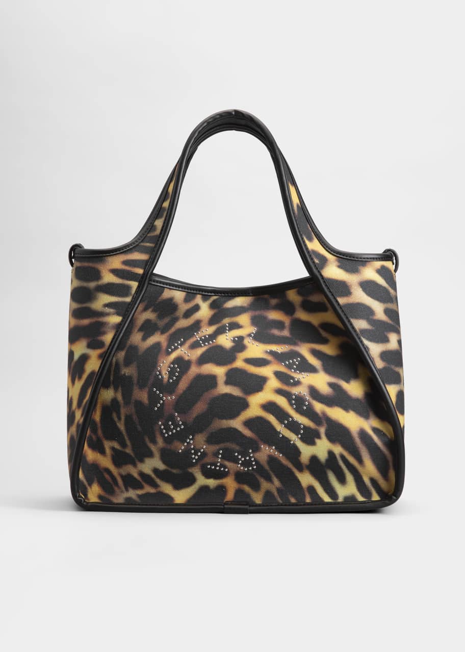 leopard logo bag