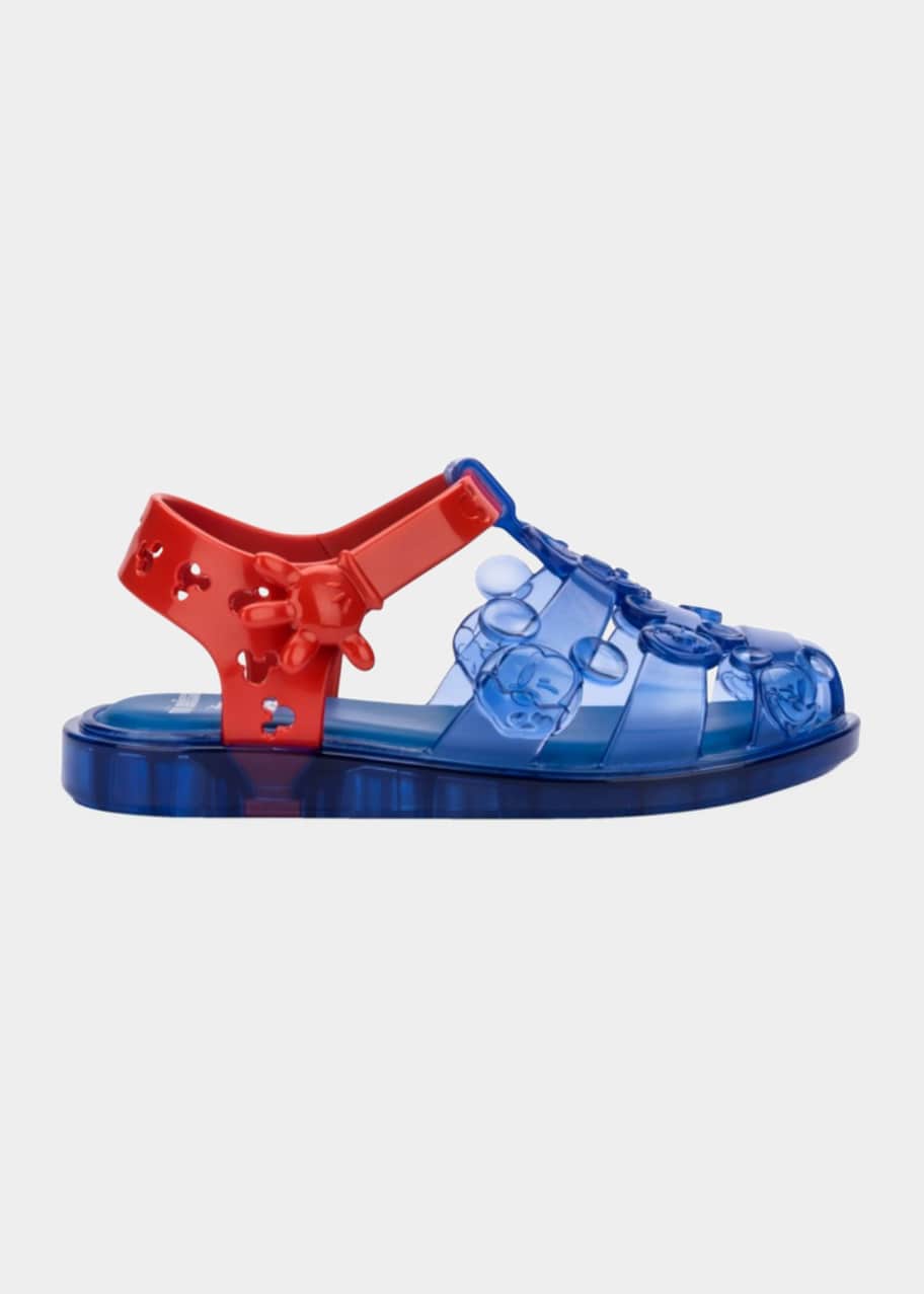 Mini Melissa Girl's Melissa Magic + Mickey Mouse PVC Jelly Sandals ...