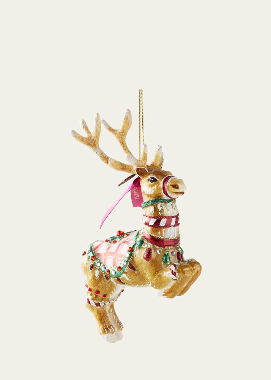 Jay Strongwater Donner Christmas Ornament - Bergdorf Goodman