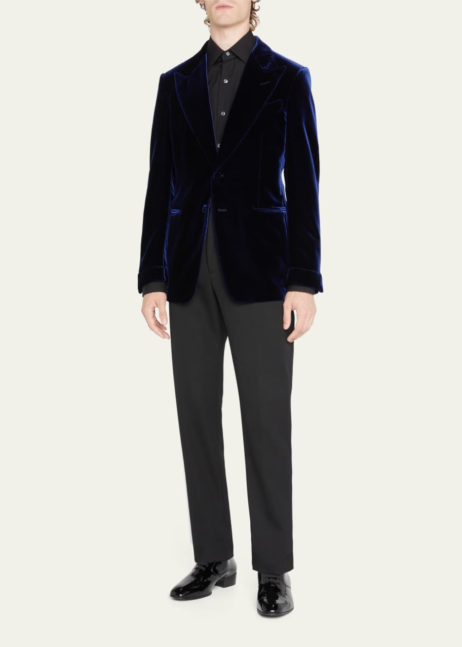 TOM FORD Men's Fluid Velvet Cocktail Jacket - Bergdorf Goodman