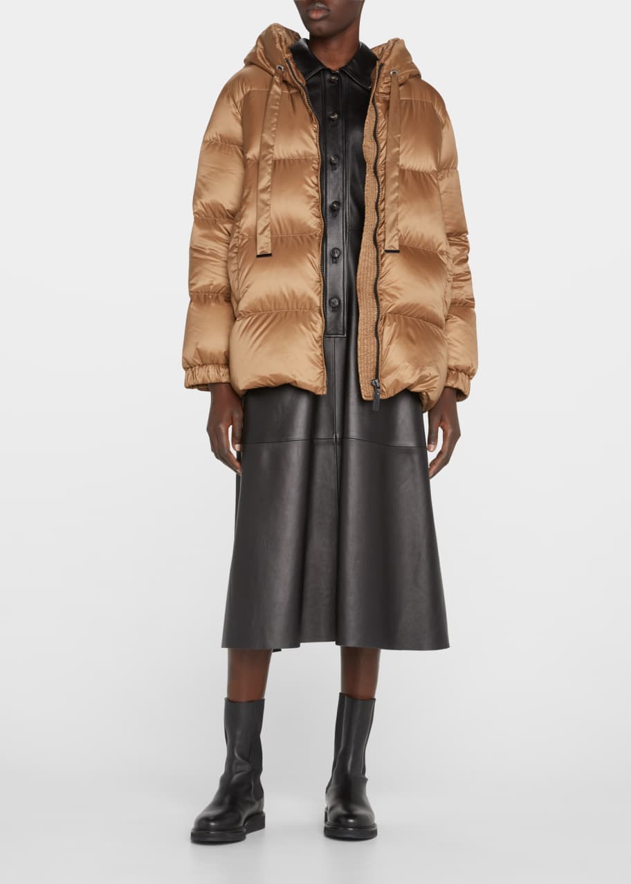 Max Mara Seia Hooded Down Puffer Coat - Bergdorf Goodman