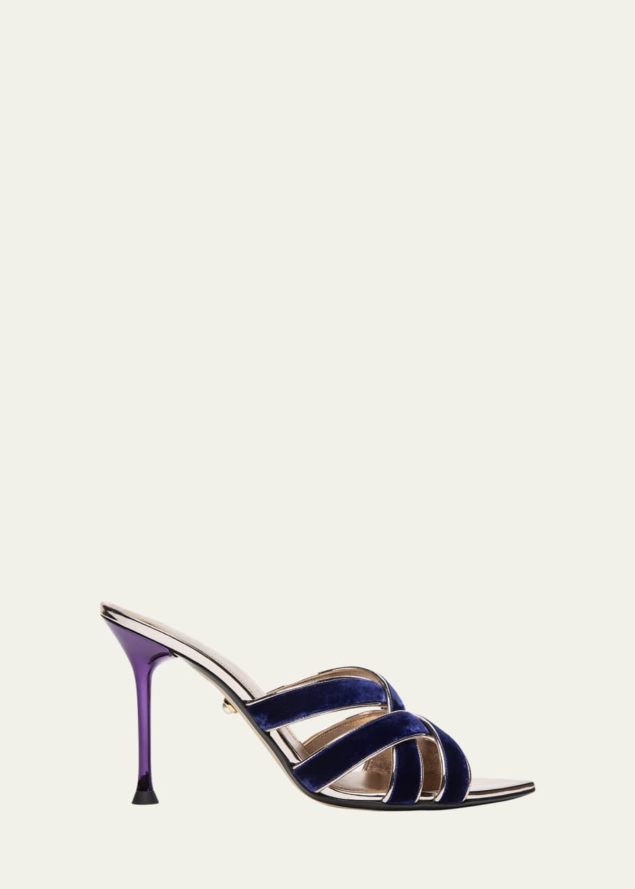Alevi Cyndi Caged Stiletto Mule Sandals - Bergdorf Goodman
