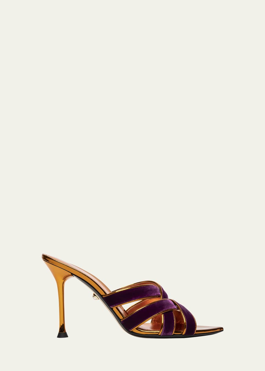 Alevi Cyndi Caged Stiletto Mule Sandals - Bergdorf Goodman