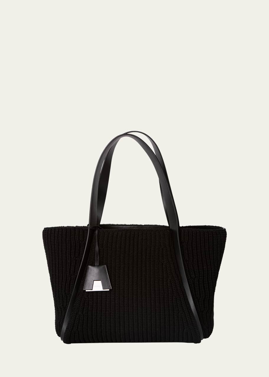 Akris Alex Medium Knitted Cotton Tote Bag - Bergdorf Goodman