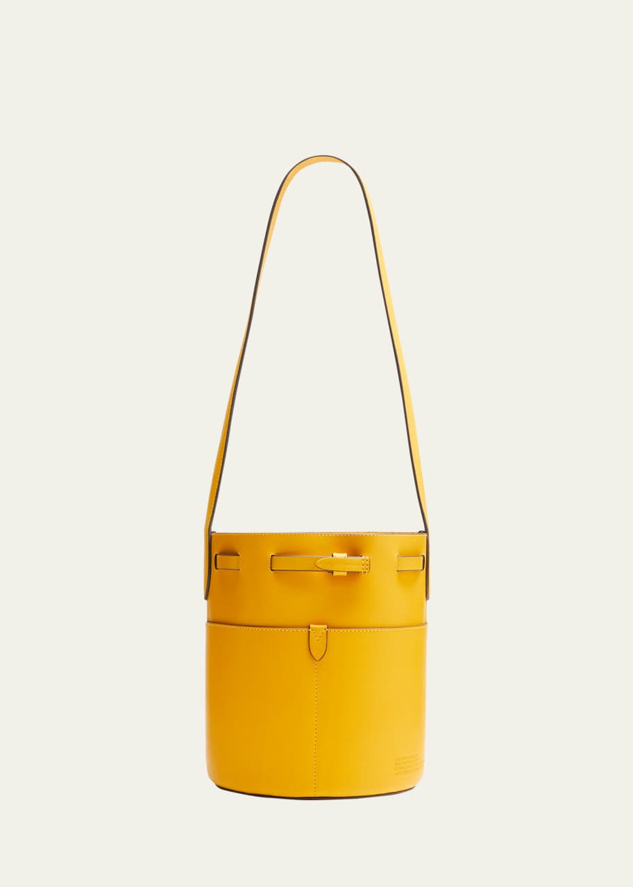 Anya Hindmarch Return to Nature Small Compostable Leather Bucket Bag ...
