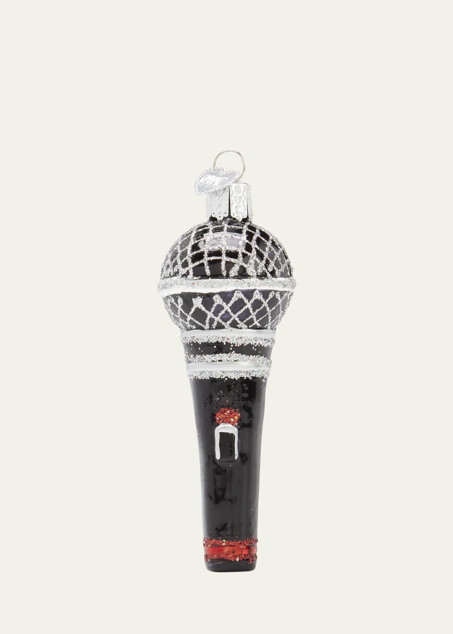 Old World Christmas Microphone Holiday Ornament - Bergdorf Goodman