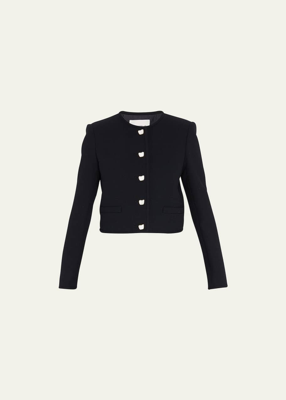Lafayette 148 New York Cropped Button-Down Jacket - Bergdorf Goodman