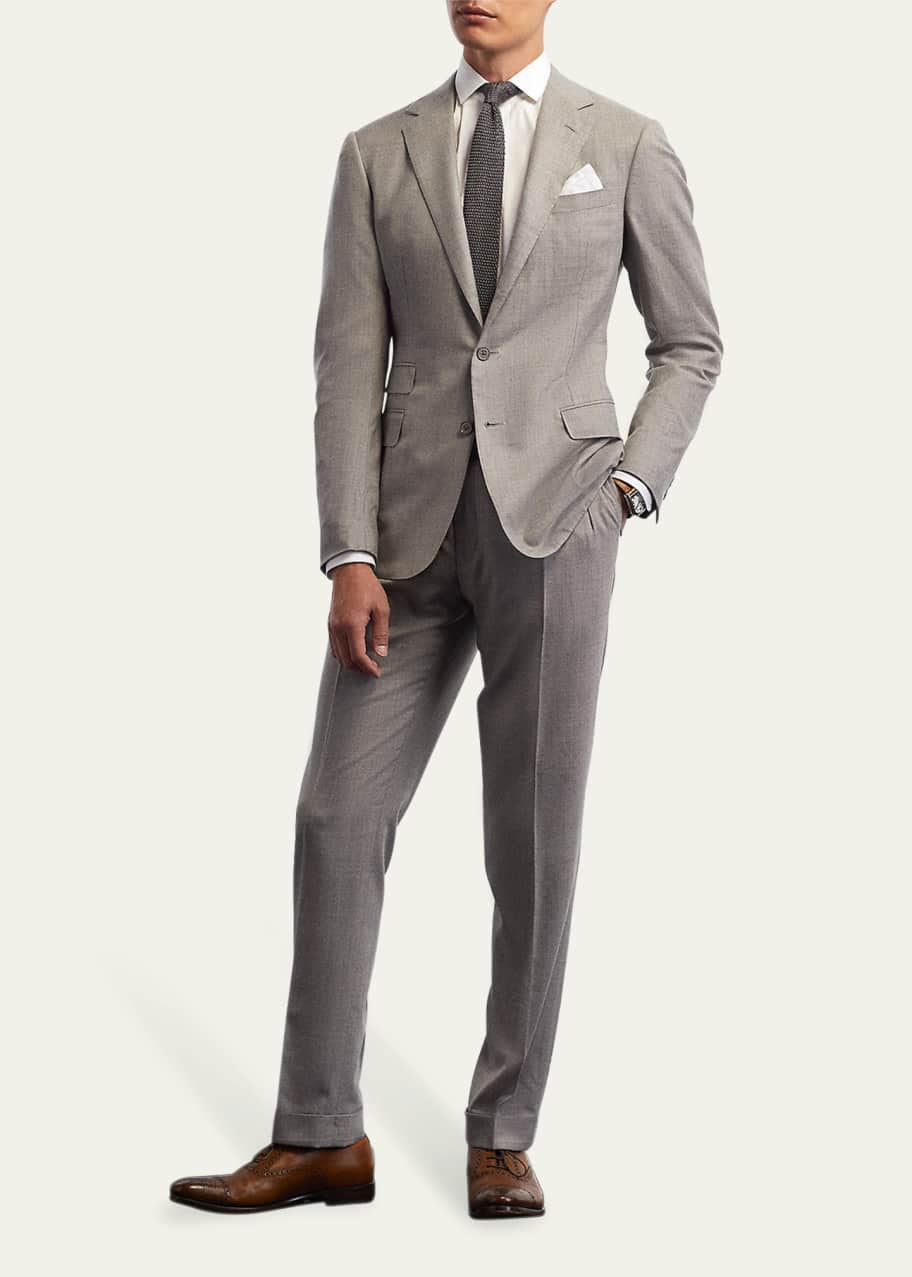 Ralph Lauren Purple Label Men's Kent Pleated Wool-Blend Suit - Bergdorf ...