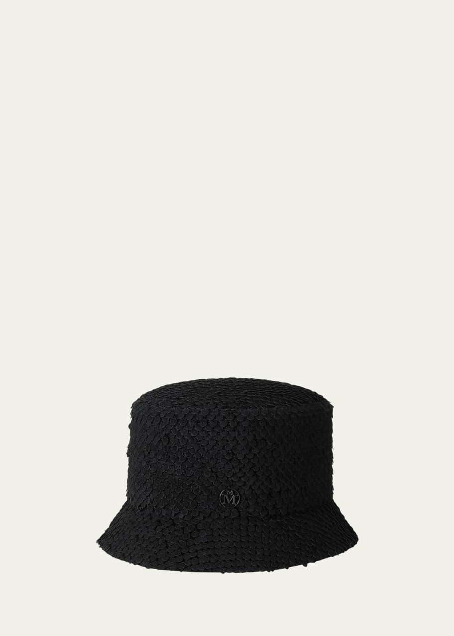 Maison Michel Kendall Mini Velvet Sequin Bucket Hat - Bergdorf Goodman
