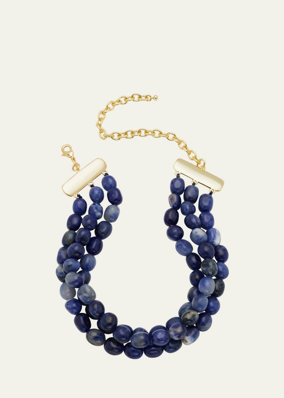 Cult Gaia Nora Choker Necklace, Blue - Bergdorf Goodman
