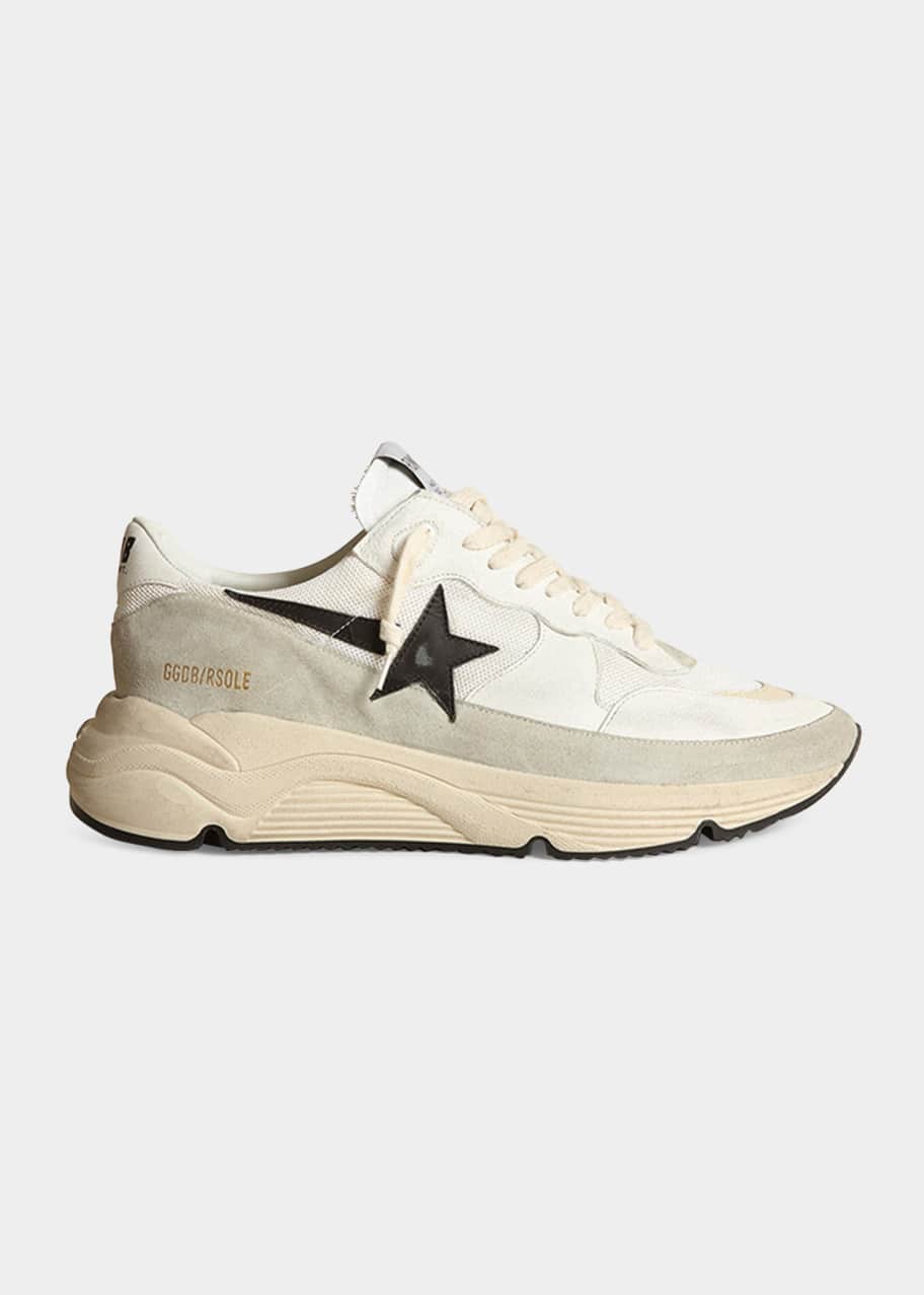 Golden Goose Men's Mesh & Leather Runner Sneakers - Bergdorf Goodman