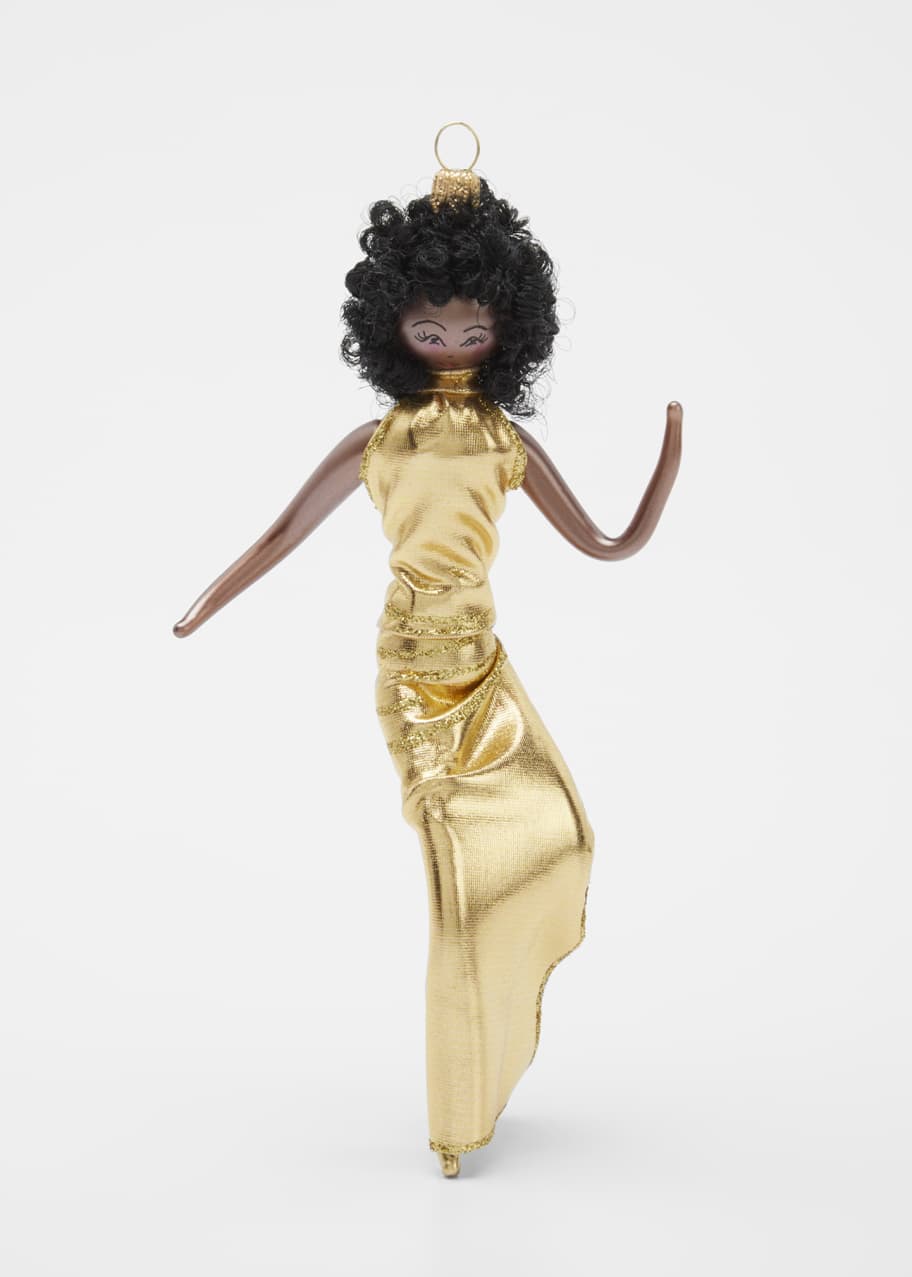 De Carlini Disco Lady Ornament - Bergdorf Goodman