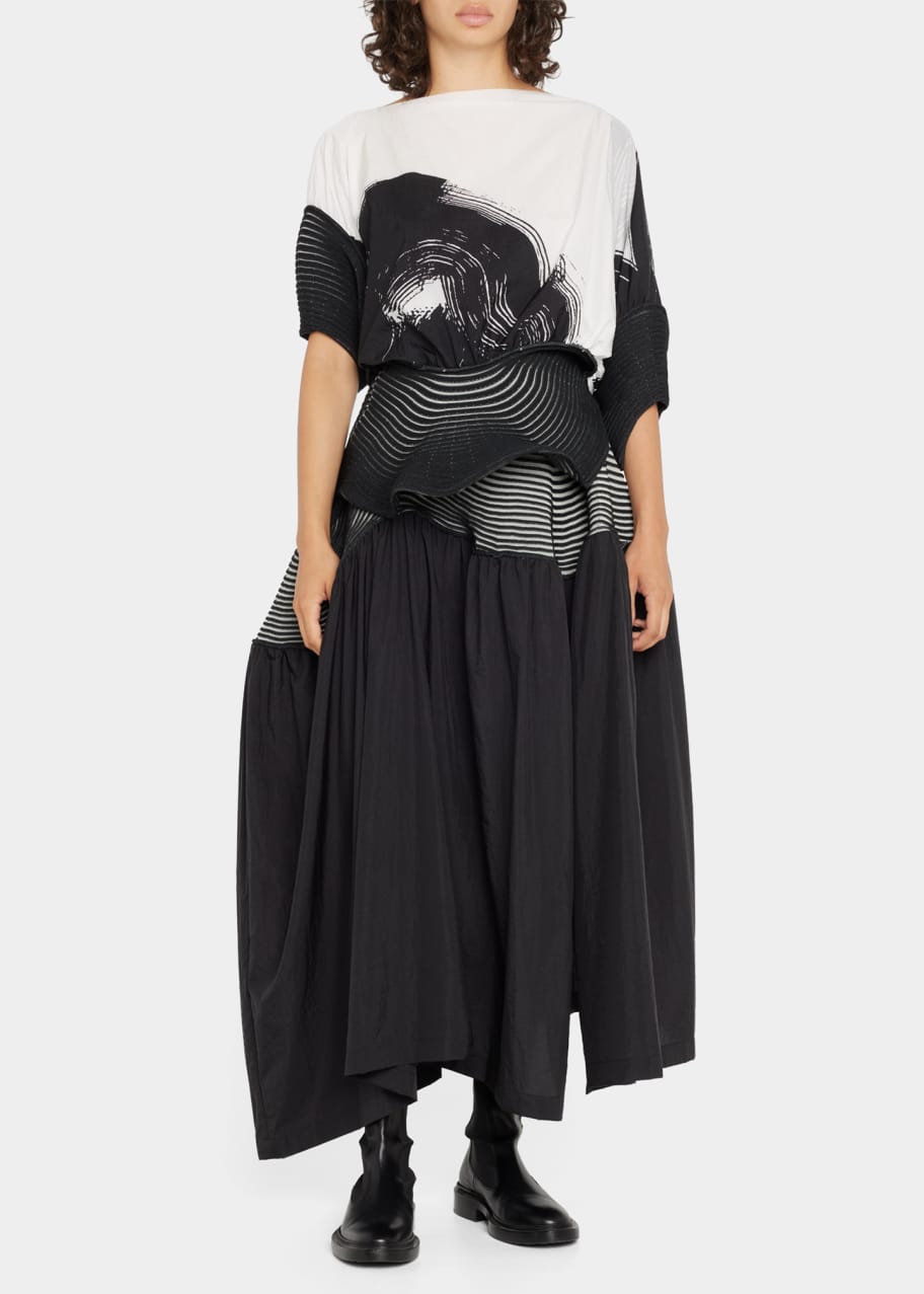 Issey Miyake Winding Strapless Shirt - Bergdorf Goodman