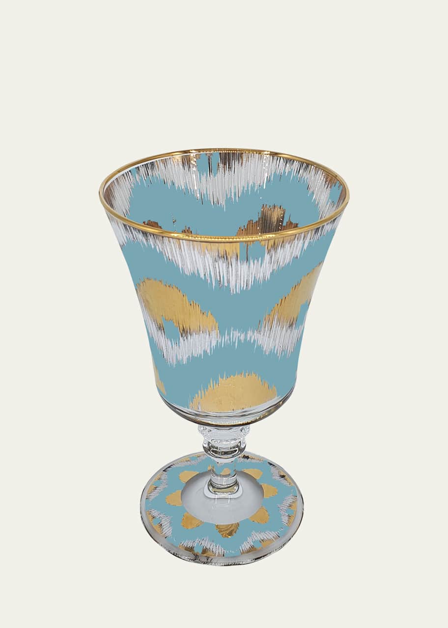 Les Ottomans Ikat Wine Glass - Bergdorf Goodman