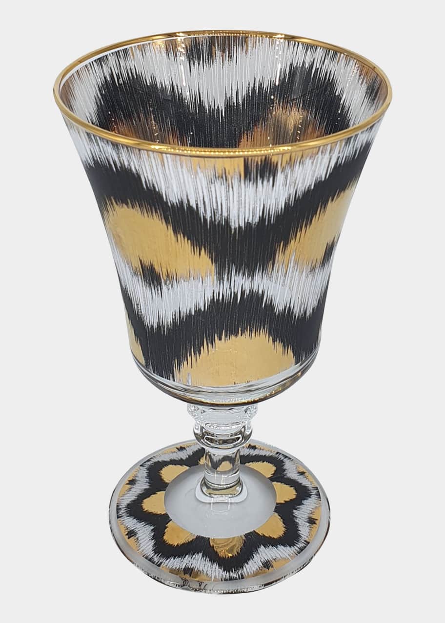 Les Ottomans Ikat Wine Glass - Bergdorf Goodman