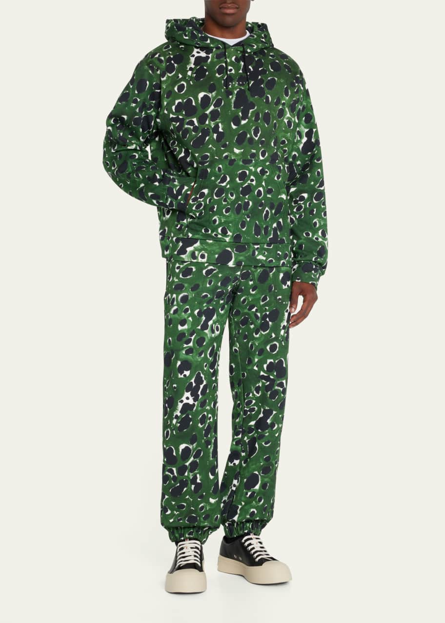 Marni Men's Painted Dots Hoodie - Bergdorf Goodman