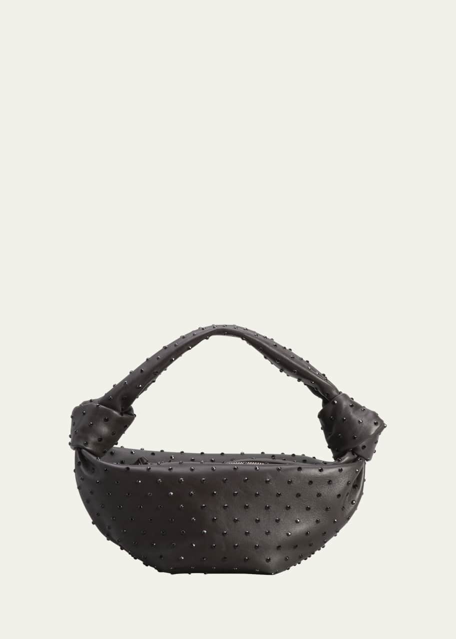 Bottega Veneta Knot Strass Napa Top-Handle Bag - Bergdorf Goodman