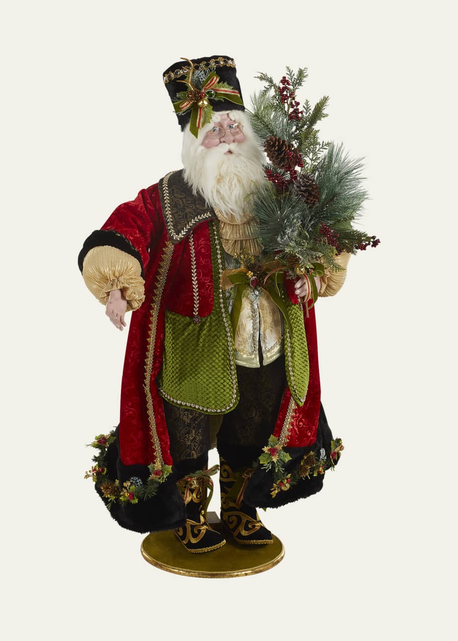 Mark Roberts Santa With Tree Christmas Figure - Bergdorf Goodman