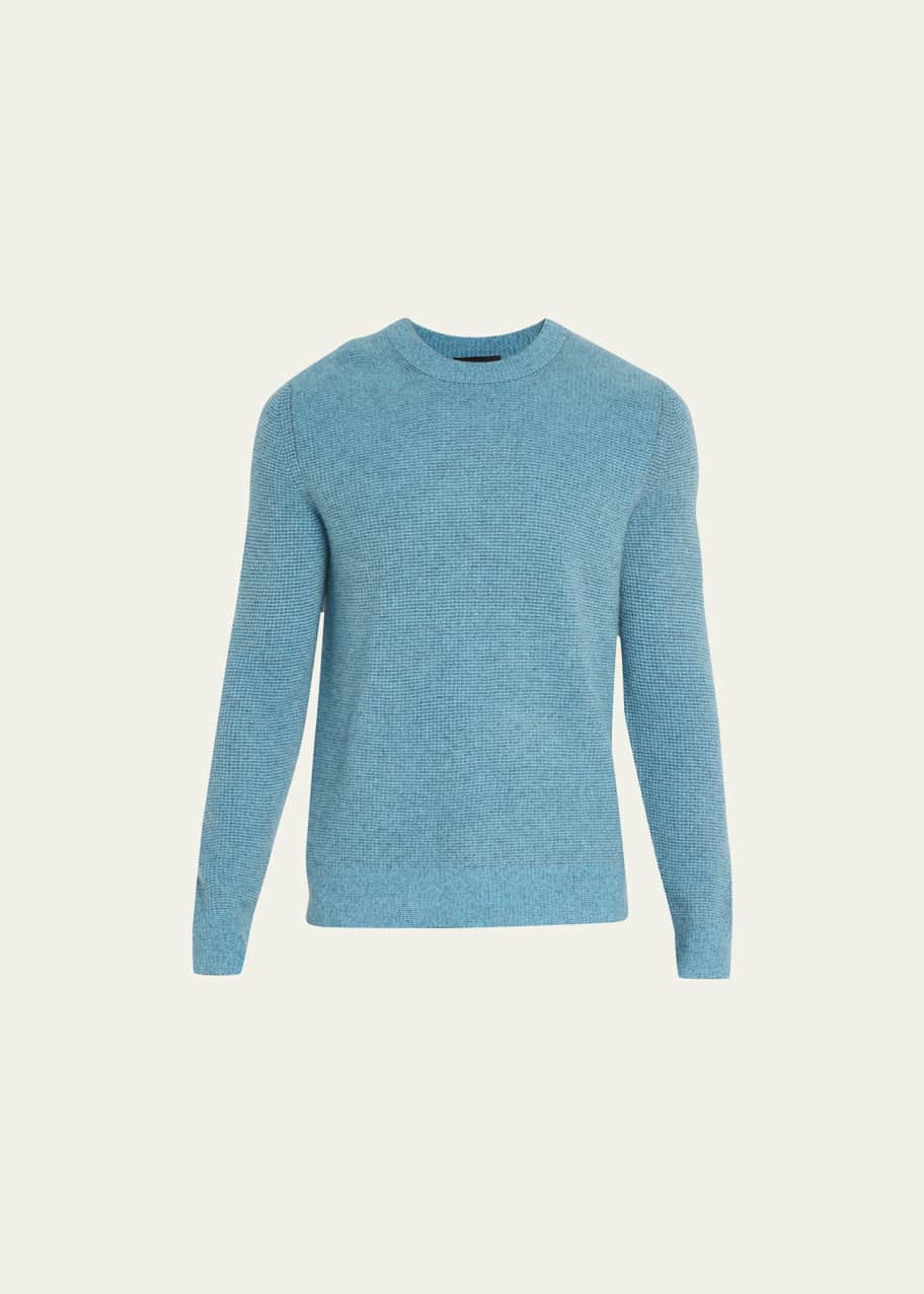 Vince Men's Boiled Cashmere Thermal Sweater - Bergdorf Goodman