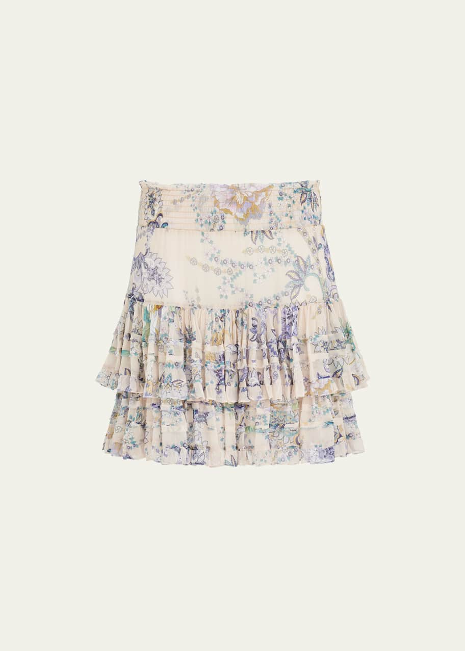 Secret Mission Andie Tiered Mini Skirt - Bergdorf Goodman