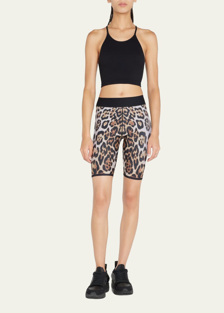 Ultracor Leopard Spice Aero Shorts - Bergdorf Goodman