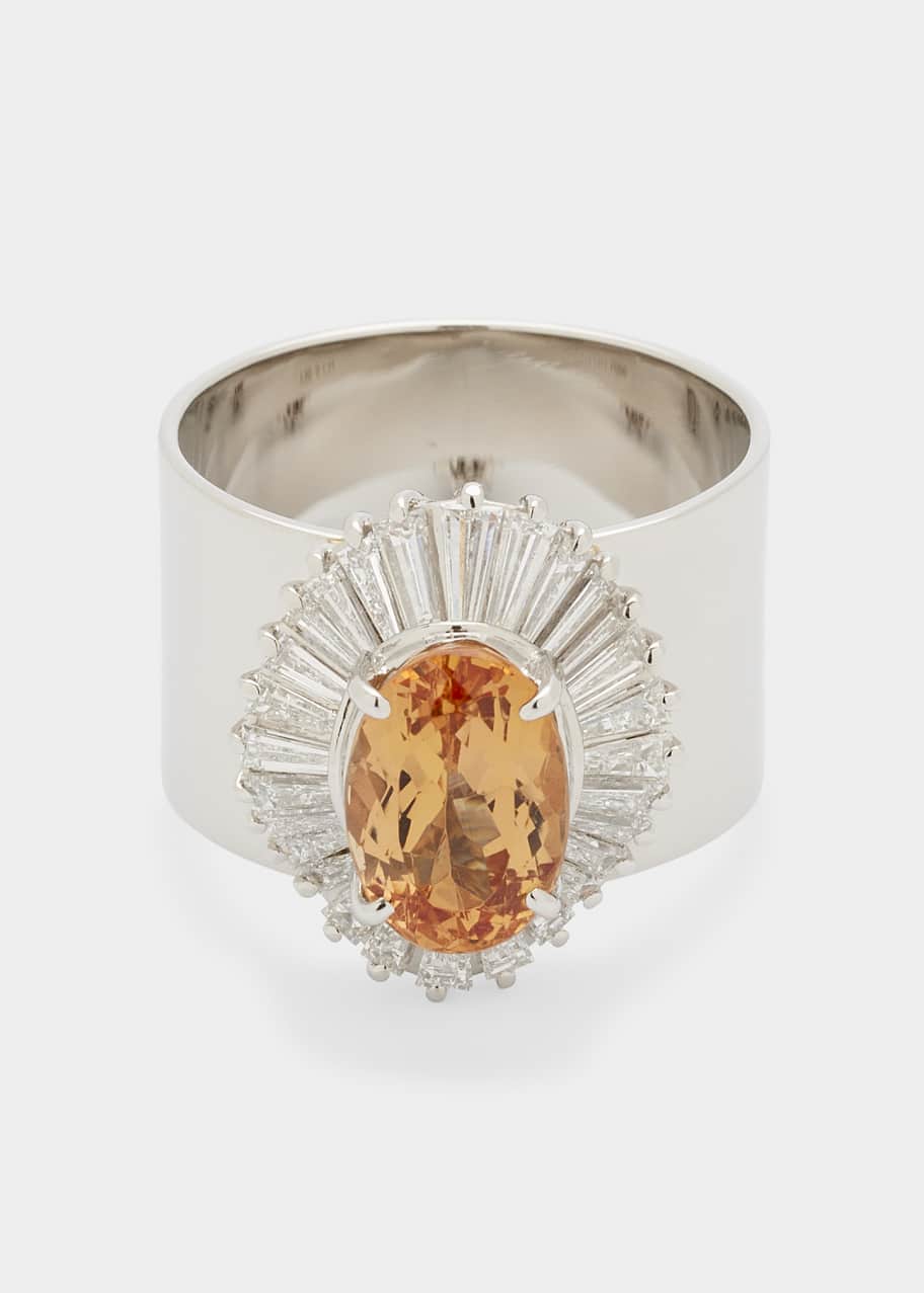YUTAI Imperial Topaz and Diamond Revive Ring, Size 50 - Bergdorf Goodman