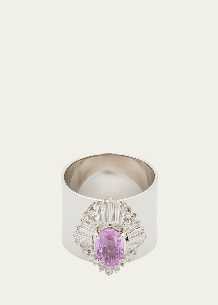 YUTAI Pink Sapphire and Diamond Revive Ring, Size 58 - Bergdorf Goodman