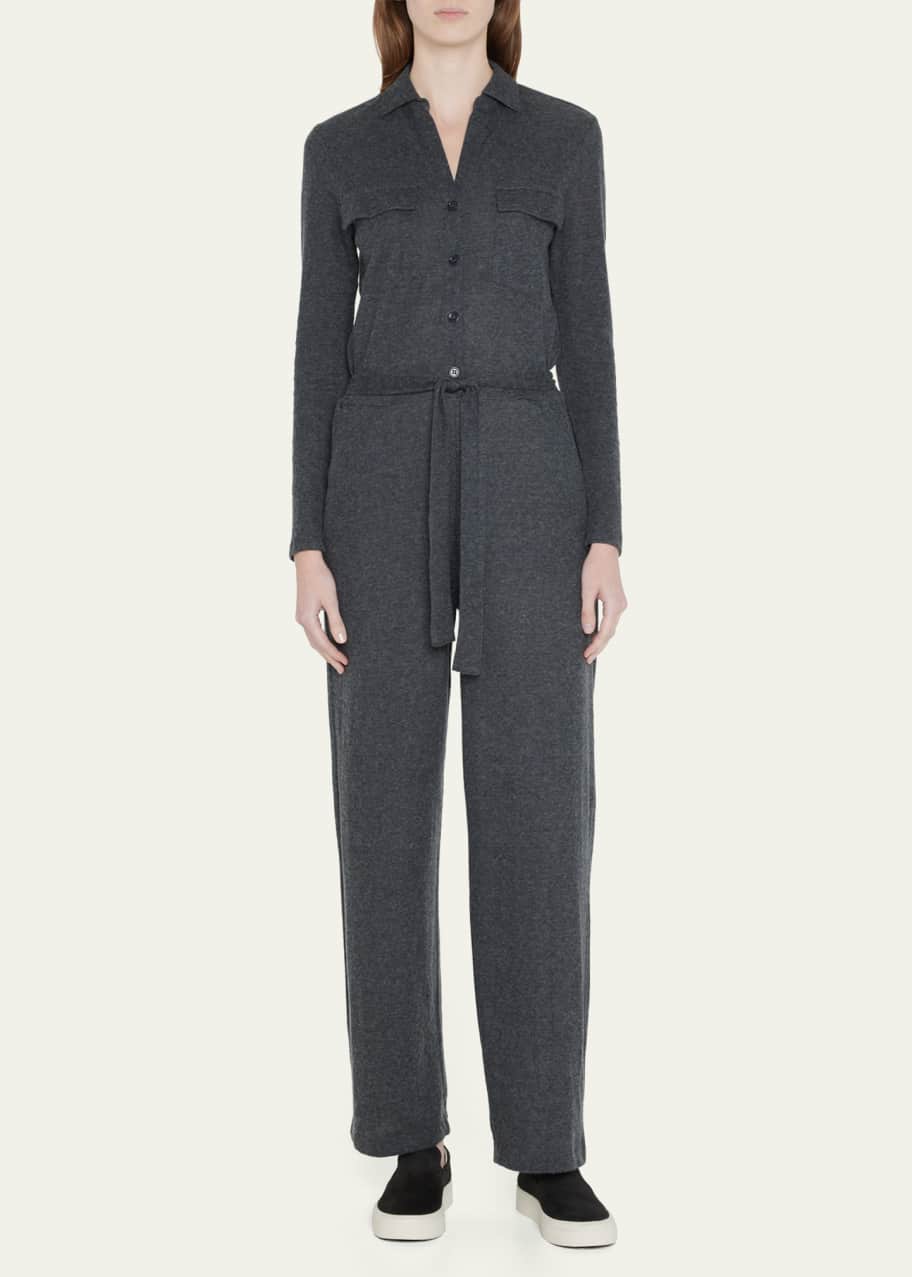 Majestic Cashmere Blend Wide-Leg Jumpsuit - Bergdorf Goodman