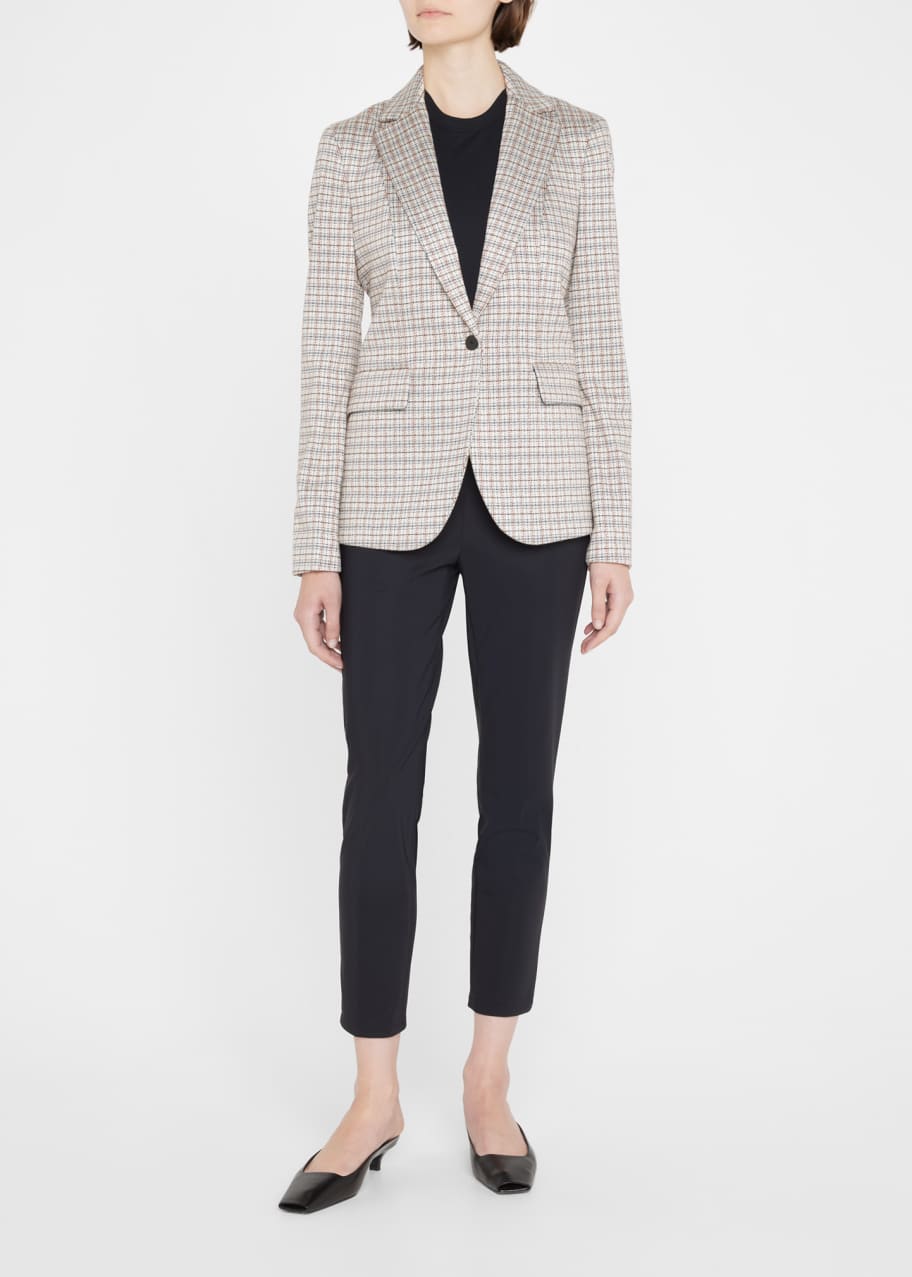 Theory Grid Cutaway Riding Blazer - Bergdorf Goodman