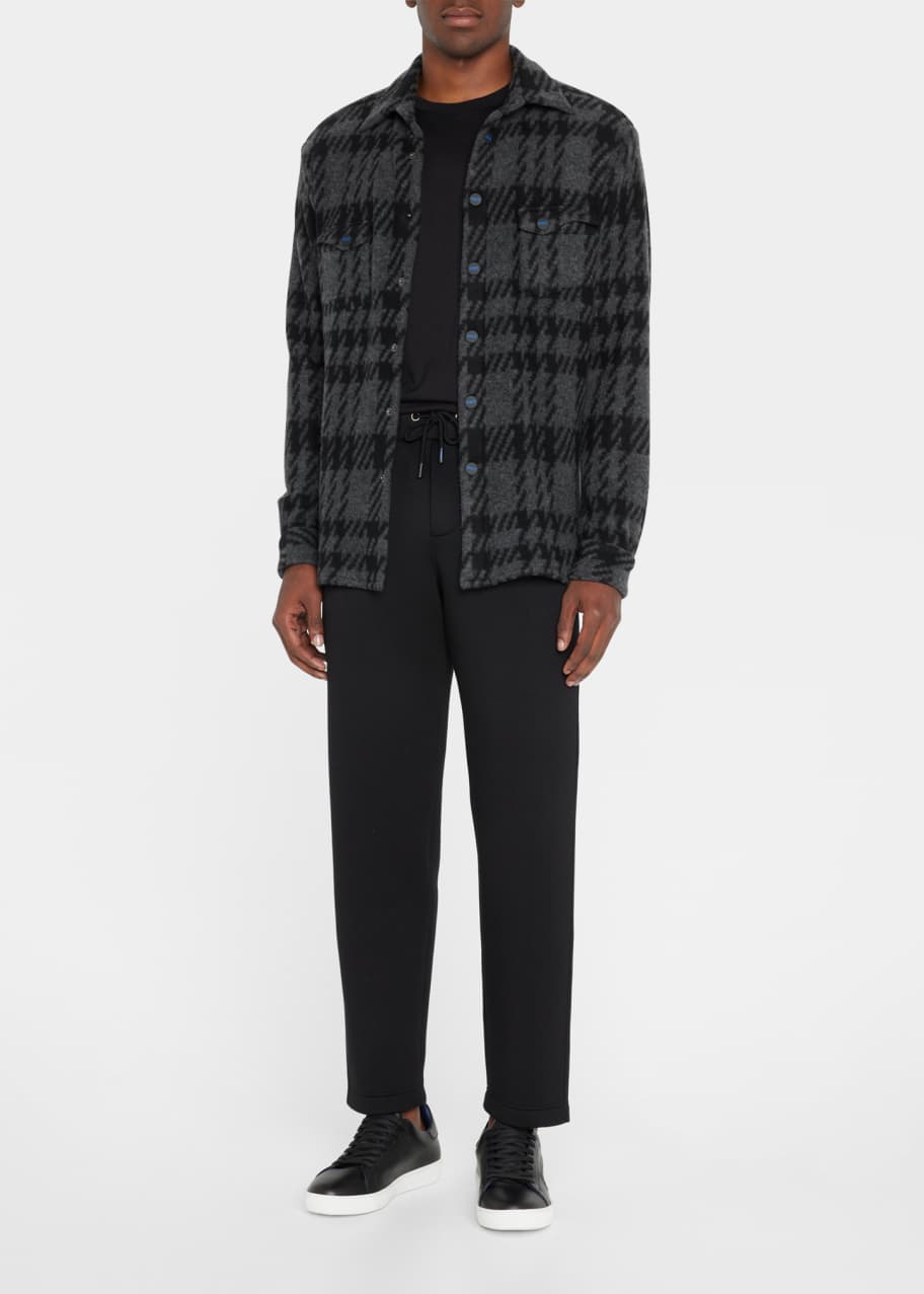 KNT Men's Houndstooth Overshirt - Bergdorf Goodman