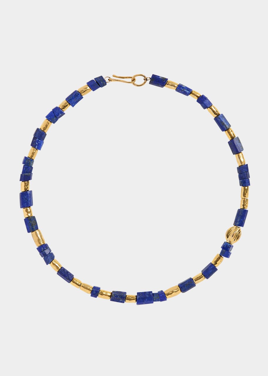 Pamela Love Valentine Bead Strand Necklace with Lapis - Bergdorf Goodman Pamela Love Valentine Bead Strand Necklace with Lapis - Bergdorf Goodman