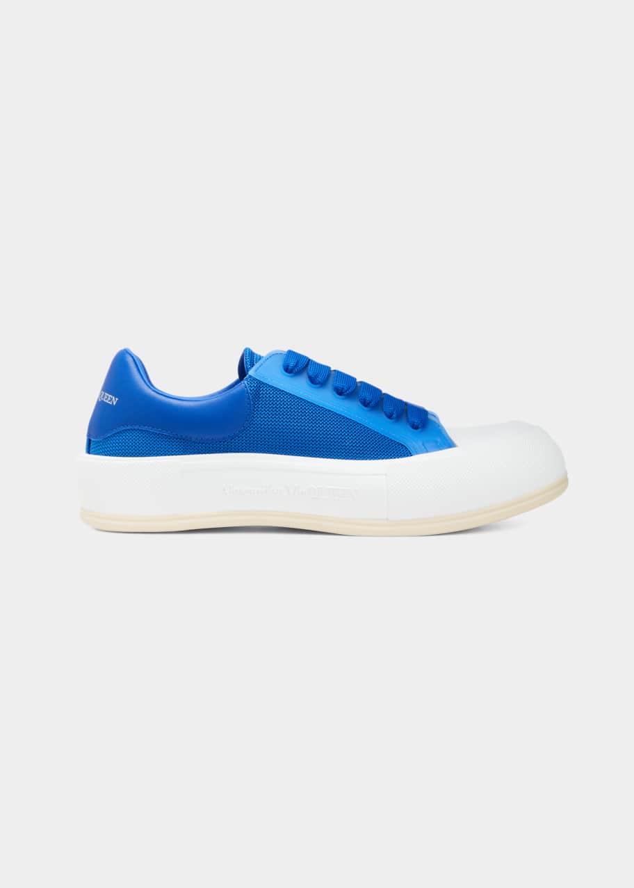 McQueen Men's Plimsoll Canvas Low-Top Sneakers - Bergdorf Goodman