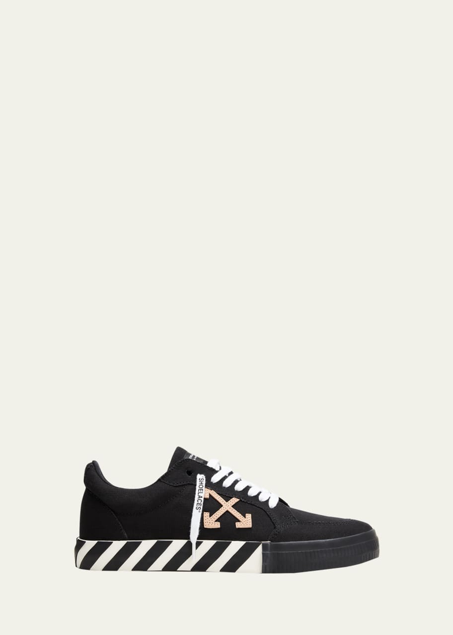 Off-White Men's Low Vulcanized Canvas Low-Top Sneakers - Bergdorf Goodman