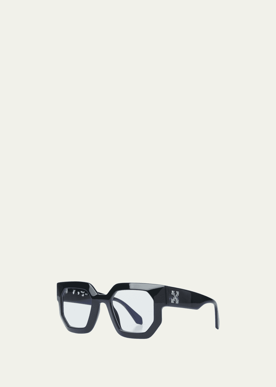 Off-White Men's Style 14 Arrows Logo Geometric Optical Frames ...
