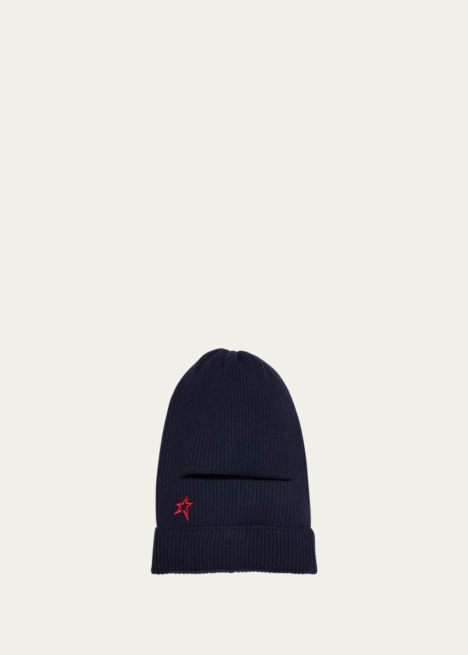 Perfect Moment Perfect Ribbed Balaclava with Logo Embroidery - Bergdorf ...