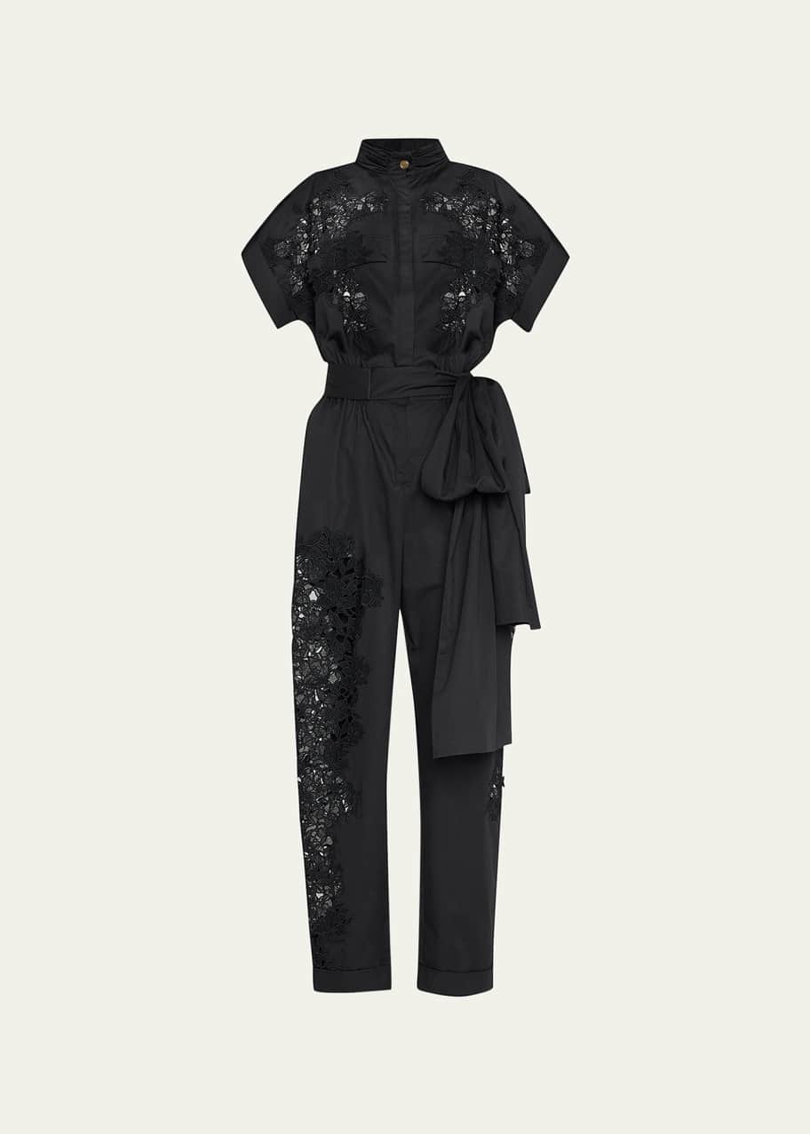 zara lace jumpsuit for women