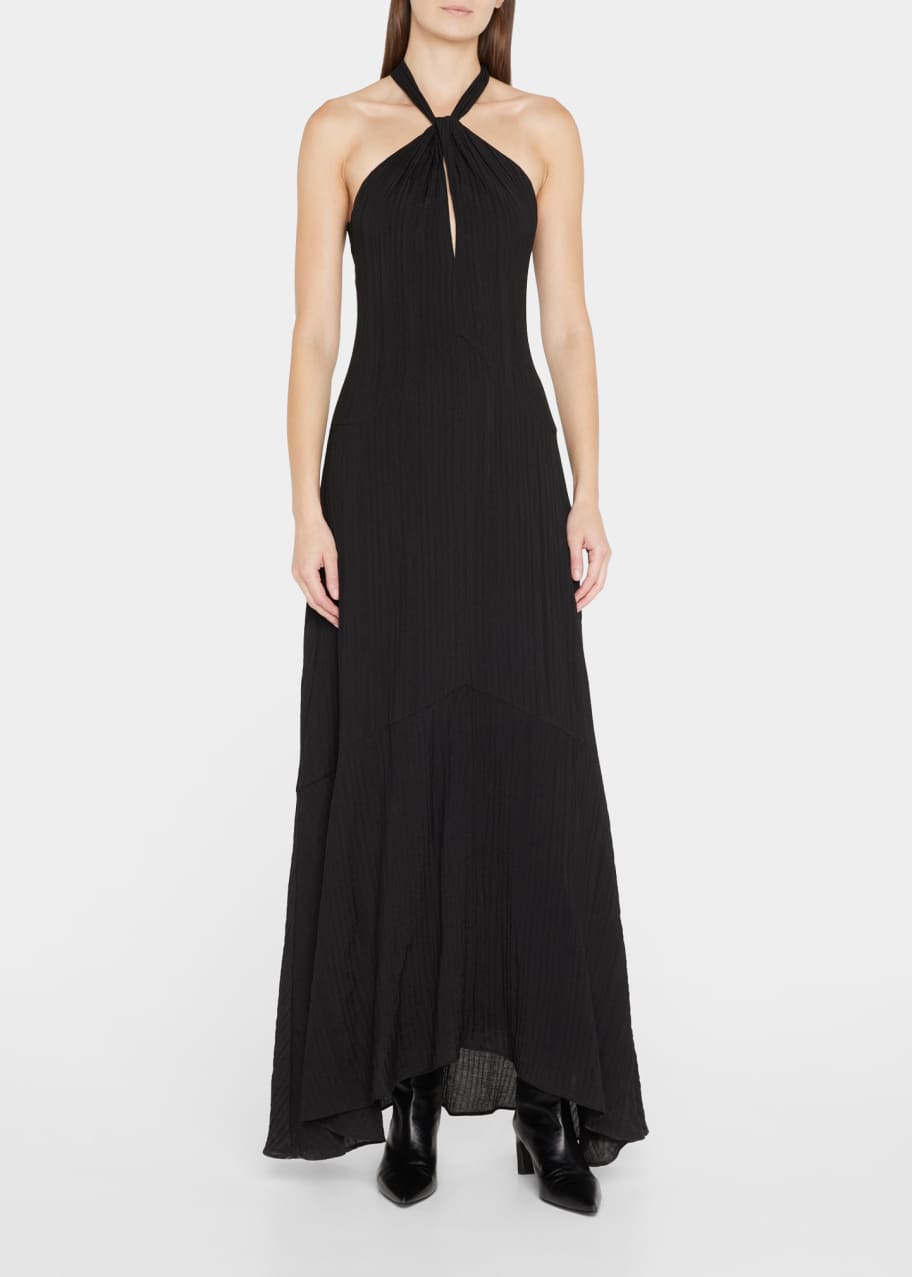 FRAME Twisted Halter Maxi Dress - Bergdorf Goodman