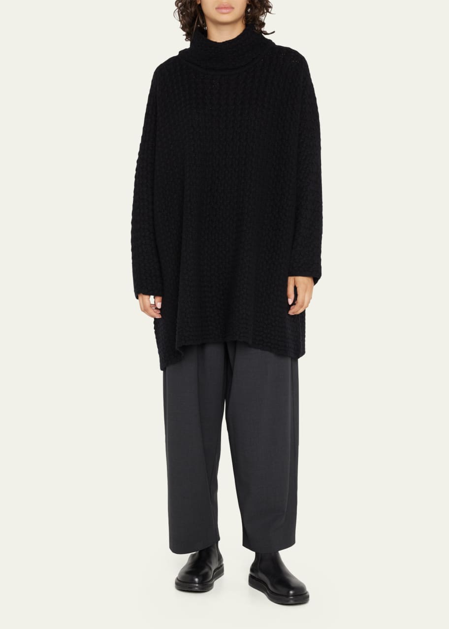 Eskandar Slim-Sleeve Monks Top (Long Plus Length) - Bergdorf Goodman