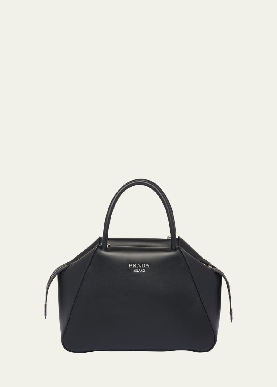 Prada Soft Leather Top-Handle Bag - Bergdorf Goodman