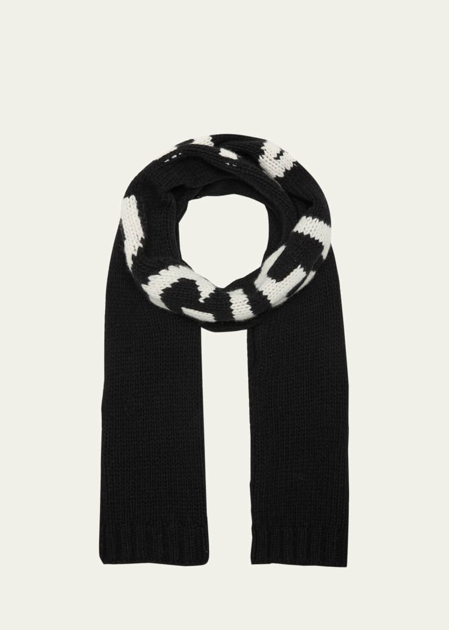 MM6 Maison Margiela Kid's Logo Intarsia Scarf, Size 1-2 - Bergdorf Goodman