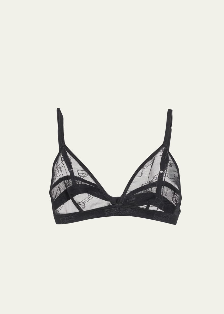 Balenciaga Monogram Tulle Bra - Bergdorf Goodman