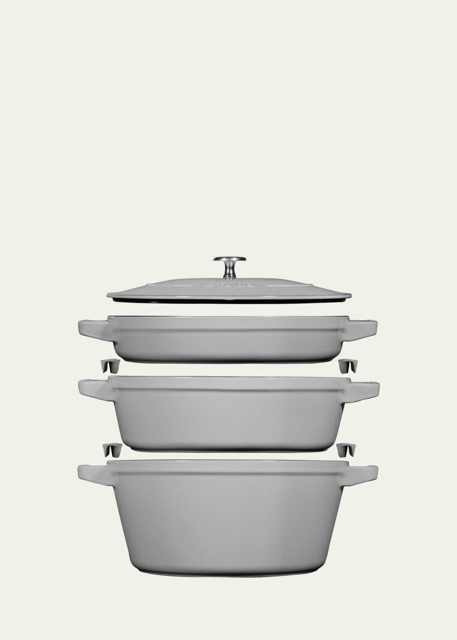 Staub Cast Iron 4-Piece Stackable Set - Bergdorf Goodman